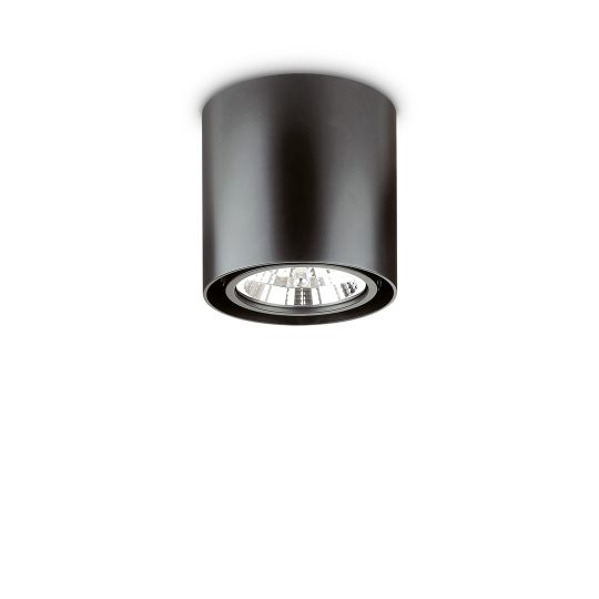 IDEAL LUX plafonjera MOOD PL1 D15 ROUND NERO – 243450