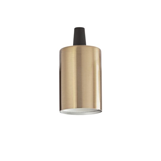 IDEAL LUX pribor PORTALAMPADA E27 LISCIO OTTONE BRUNITO – 249247