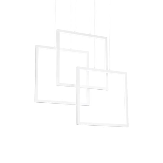 IDEAL LUX luster FRAME SP QUADRATO BIANCO – 253596