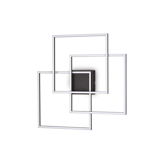 IDEAL LUX plafonjera FRAME PL QUADRATO NERO – 270678