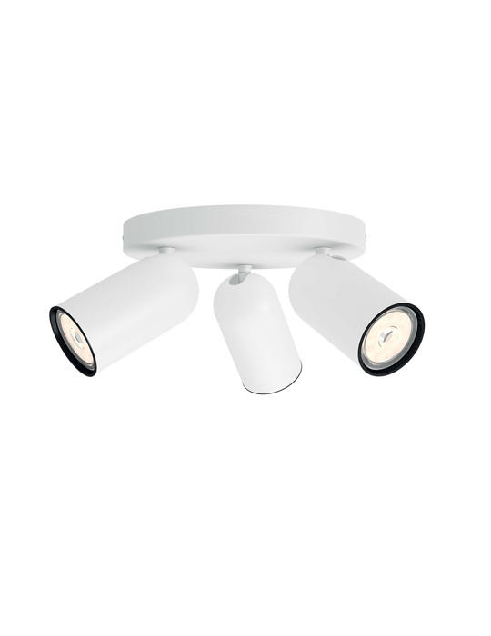 PHILIPS PONGEE 3xGU10 BELA spot lampa – 50583/31/PN