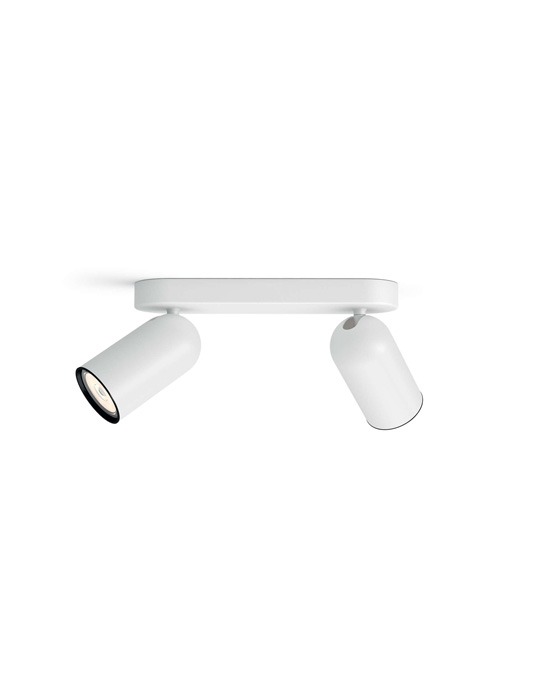 PHILIPS PONGEE 2xGU10 BELA spot lampa – 50582/31/PN