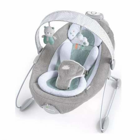 Muzička ležaljka za bebe sa vibracijom Kids II Ingenuity Smart Bounce Automatic Bouncer Pemberton 12320