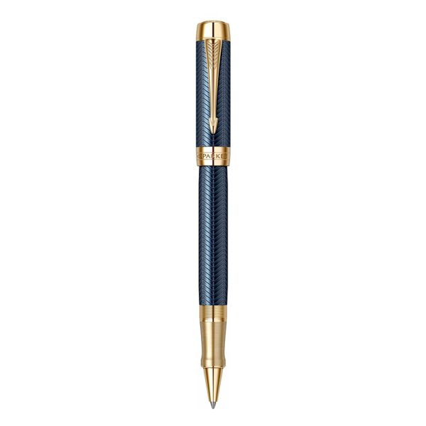 Roler olovka Parker Royal Duofold Prestige Blue Chevron