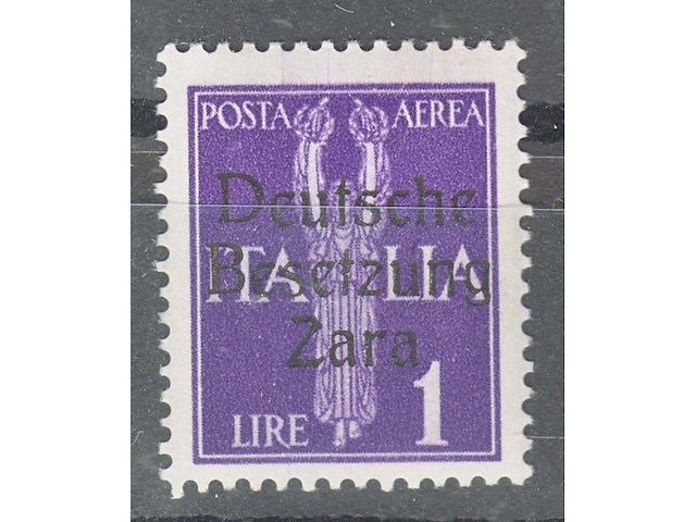 Nemačka okupacija Zadra - Zara 1943 **