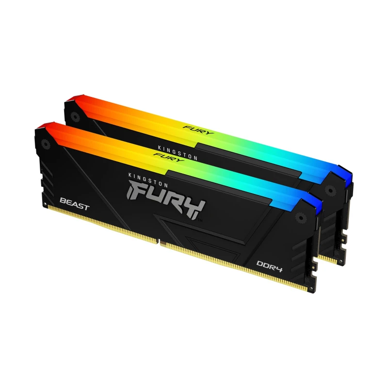 Kingston DDR4 16GB 3600 MHz (2x8GB) Fury Beast RGB (KF436C17BB2AK2/16) memorija za desktop