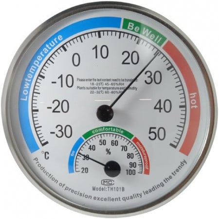 Analogni termometar i higrometar -30 - 50°C