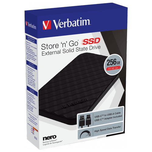VERBATIM Eksterni Portable SSD 256GB