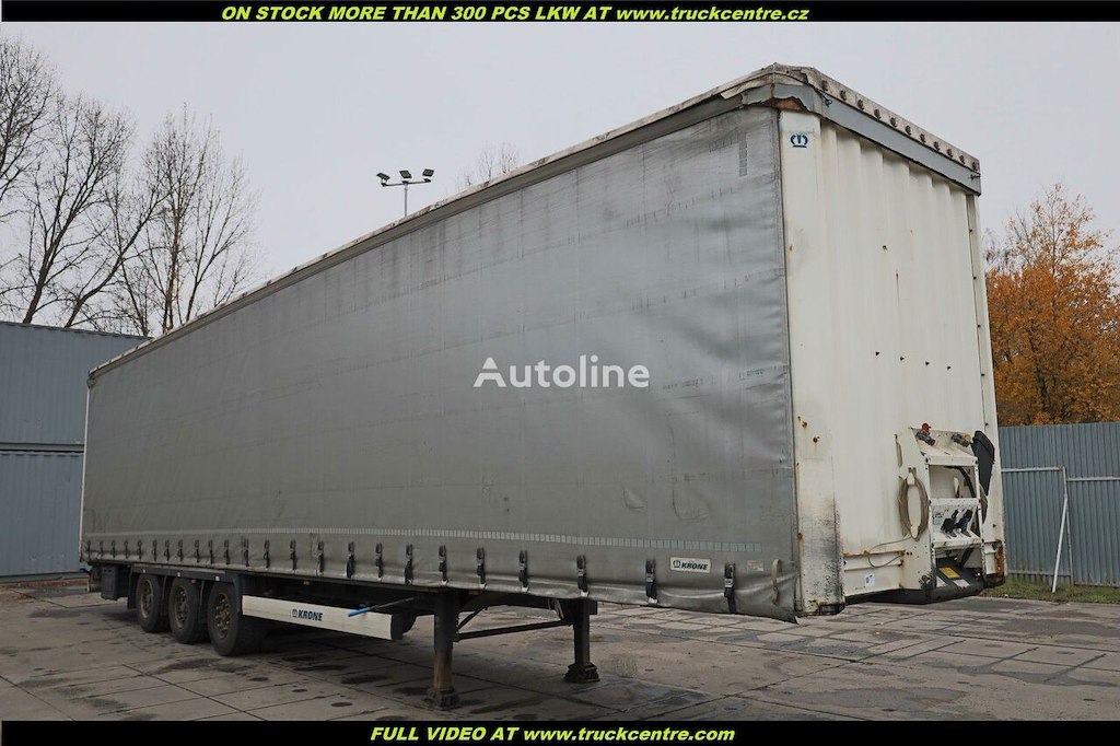 Krone SD MEGA LINER, LOW DECK, LIFTING AXLE, BPW poluprikolica s ceradom