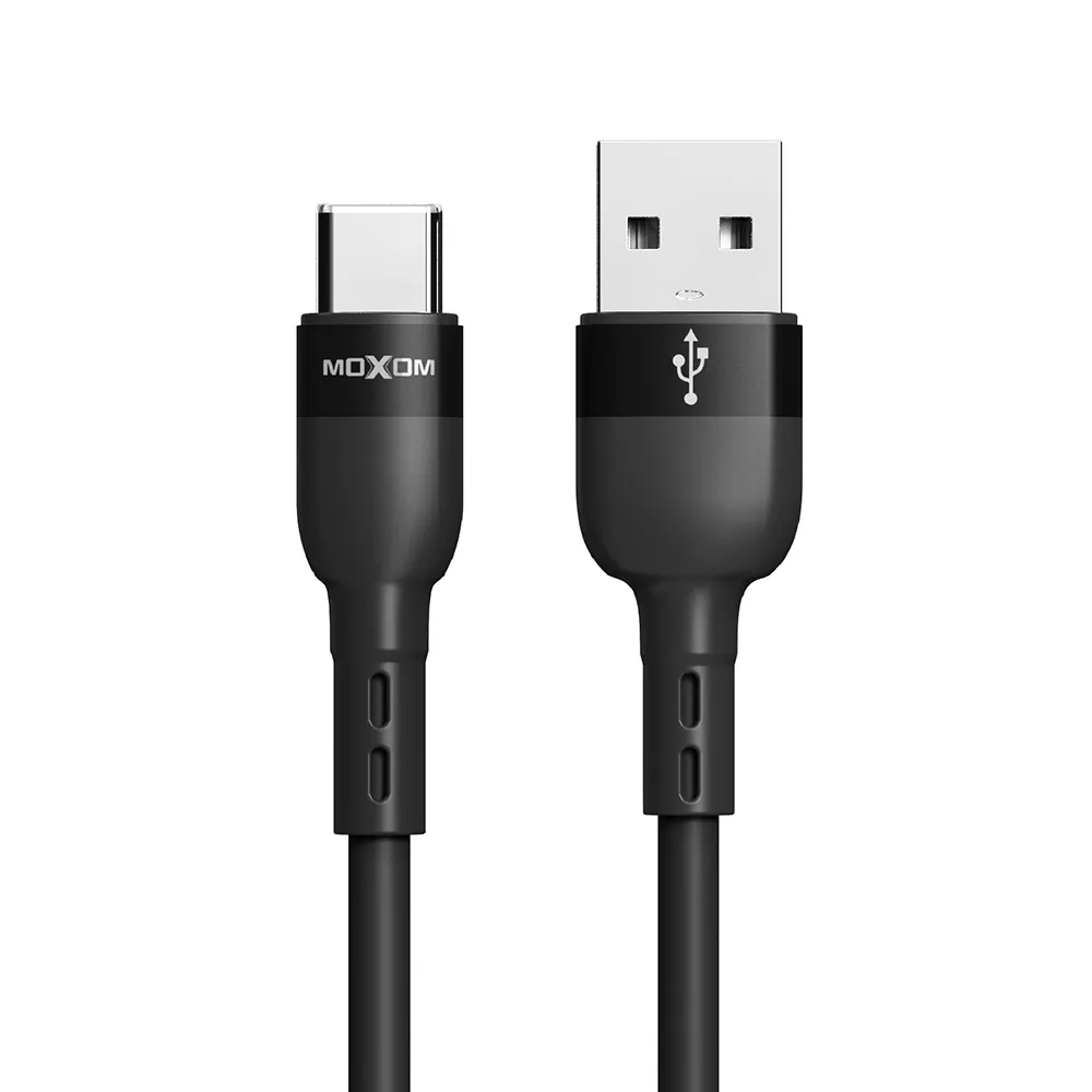 USB data kabal Moxom MX-CB184 3A Type C 1m crni