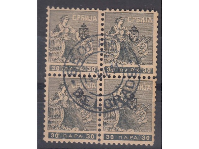 Srbija 1911 četverac