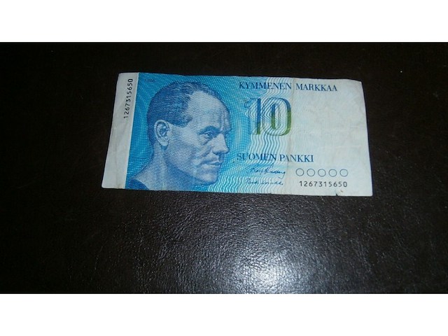 FINLAND 10 MARKKA 1986