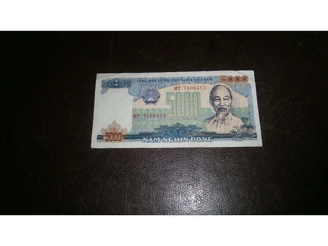 VIETNAM 5000 DONG 1987
