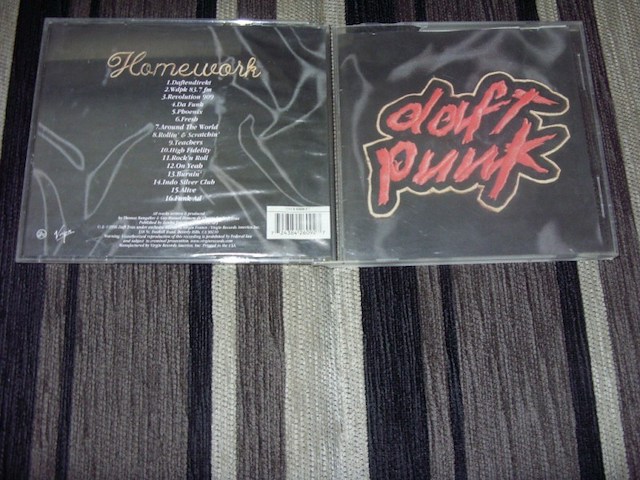Daft Punk – Homework CD Unofficial Bulgaria 1996.