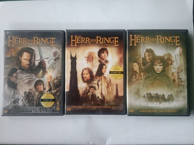 The Lord Of The Rings Trilogy 3X2DVD