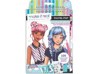 Make it Real Modna bojnka za crtanje pastel pop