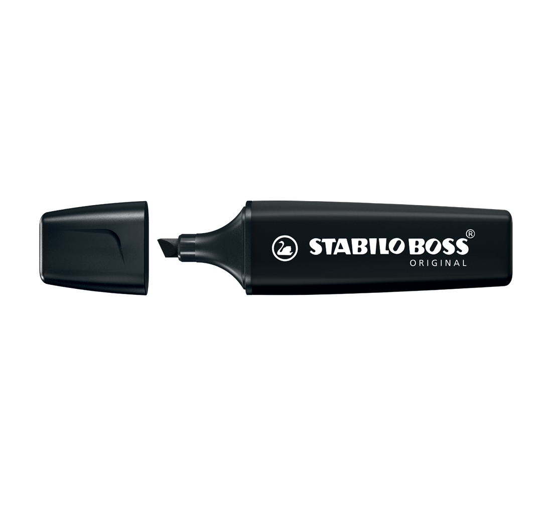 Signir STABILO BOSS ORIGINAL Nature colors – Crna