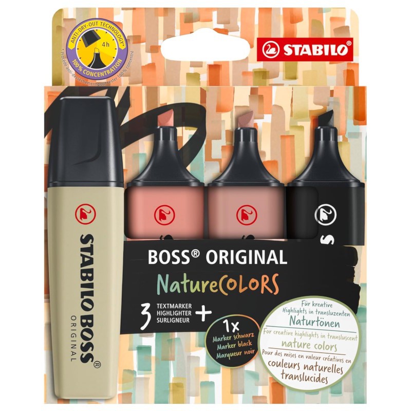 Signiri STABILO BOSS ORIGINAL Nature colors I 1/4