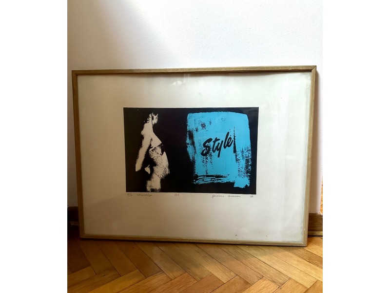 Gordana Leskovac, serigrafija "Stil"