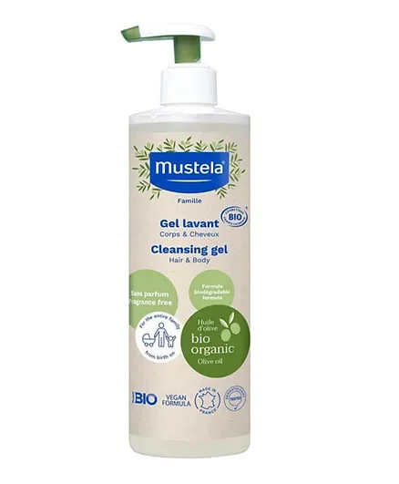 Mustela BioOrganic Gel za kupanje 400ml