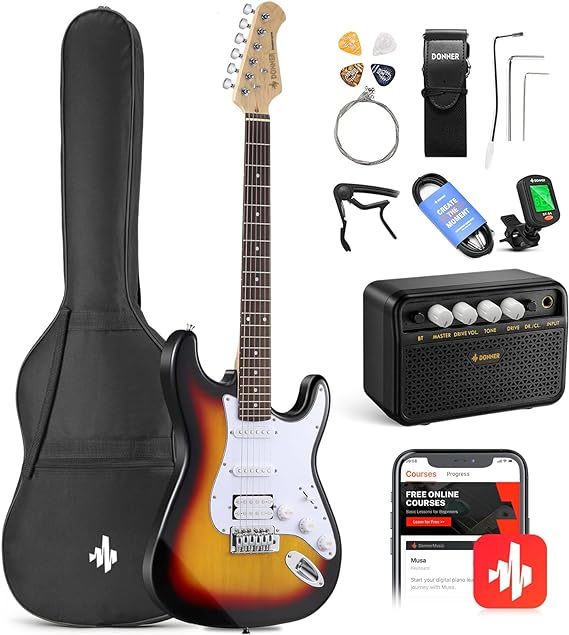 Donner DST-100 SB gitarski paket