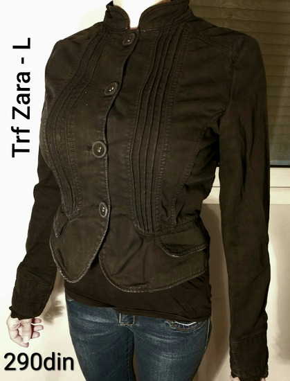 Zara Trf ženska jakna crna L/40