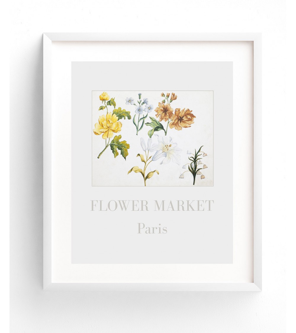 FLOWER MARKET PARIS poster za zid (art. p-11277)