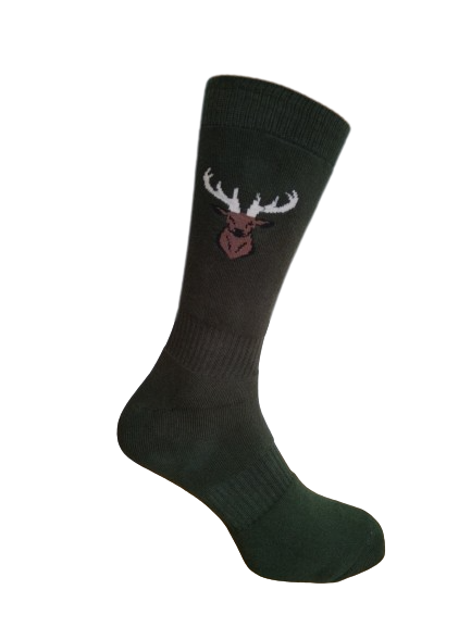 Mizzuro čarape letnje motiv jelen braon