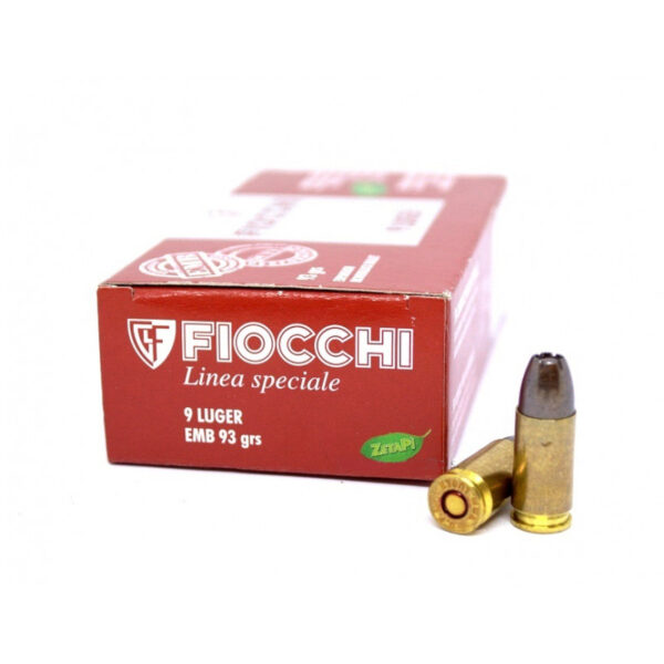 Pištoljski metak Fiocchi 9mm Para EMB