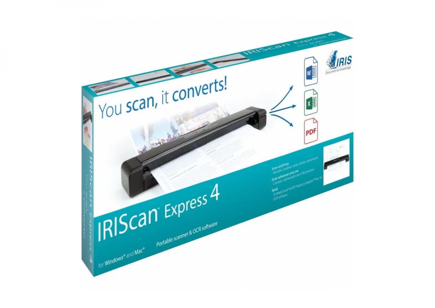 IRIS Scan Executive 4 Mobile Duplex scanner