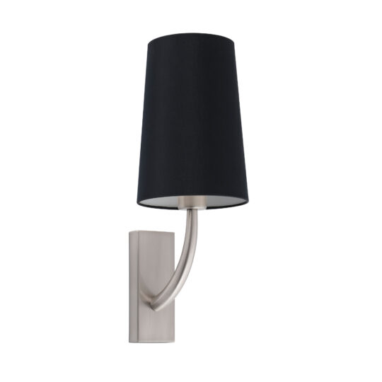 FARO REM Mat nikl/crna zidna lampa – 29680-21
