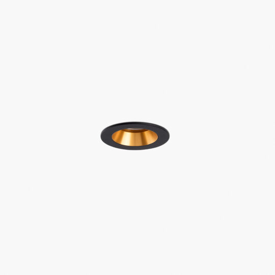FARO UNO crno/zlatno ugradno dovnlight 8V 37° 2700K CRI90 DALI – 0331927324D