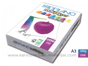 FABRIANO Multipaper A3 papir 200g, 250 lista