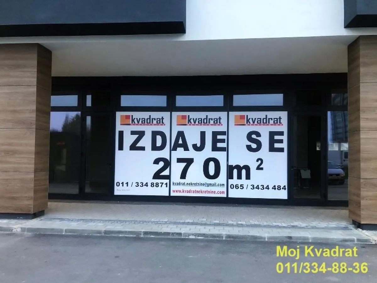 Izdavanje, poslovni prostor, 270m2, Tošin bunar, Novi Beograd, Beograd