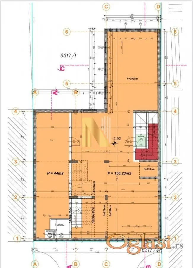 Izdavanje, poslovni prostor, 171m2, Nova Detelinara, Novi Sad, Novi Sad