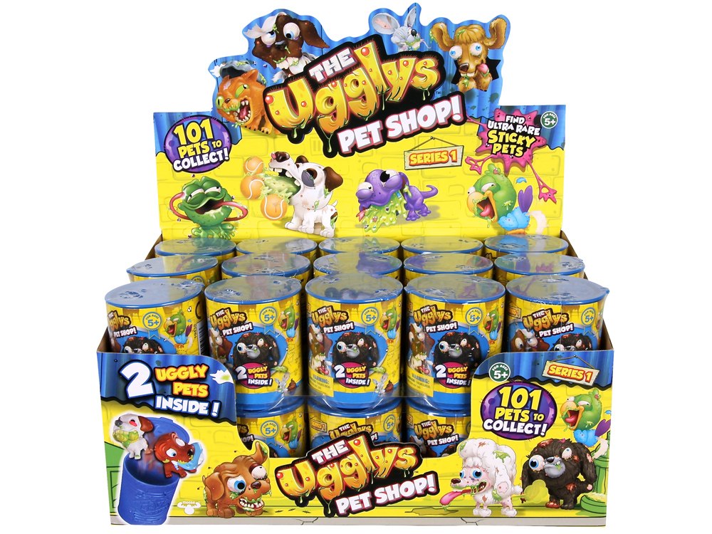 UGGLYS PET SHOP FIGURE S1 2PK DISPLAY