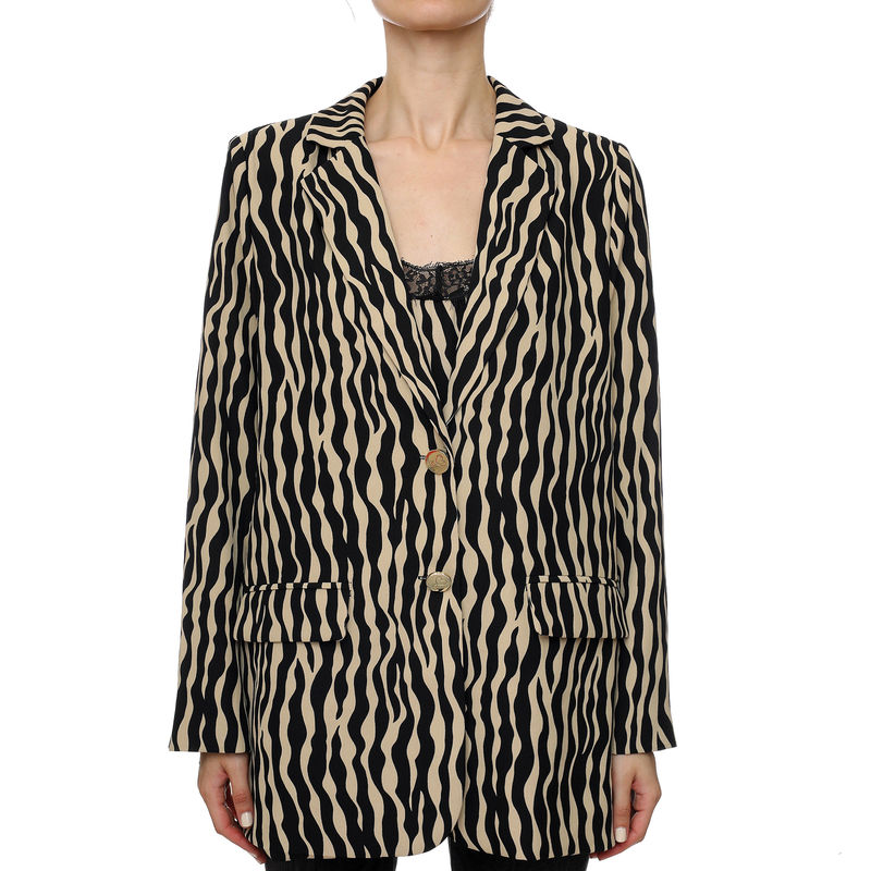 Ženski sako Lola Flowing animal print blazer