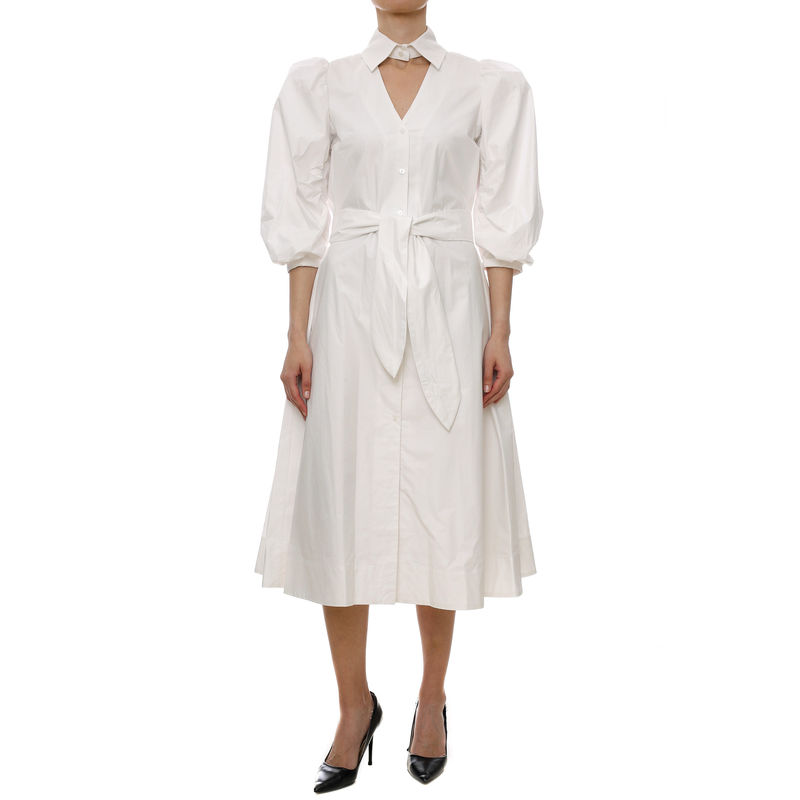 Ženska haljina Karl Lagerfeld Hun'S Pick Collar Shirt Dress