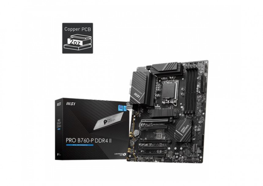 MBO 1700 MSI MAG PRO B760-P DDR4 II