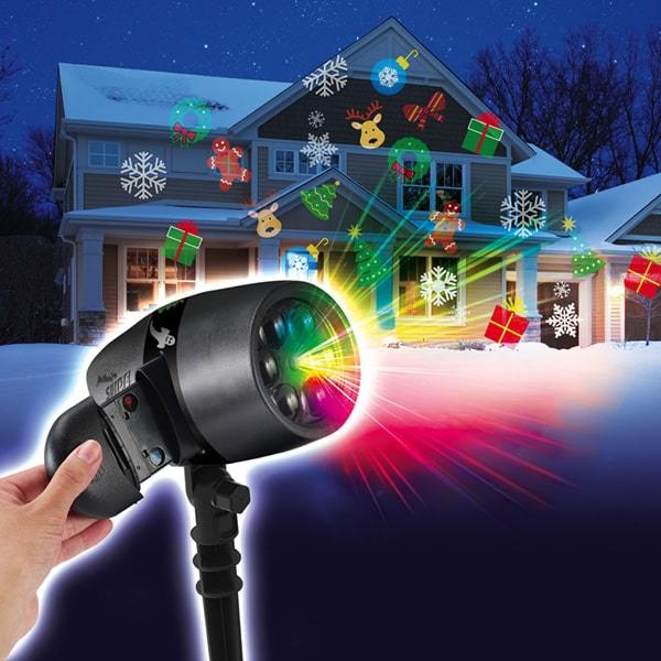 Novogodišnji vodootporni laserski projektor – 12 motiva