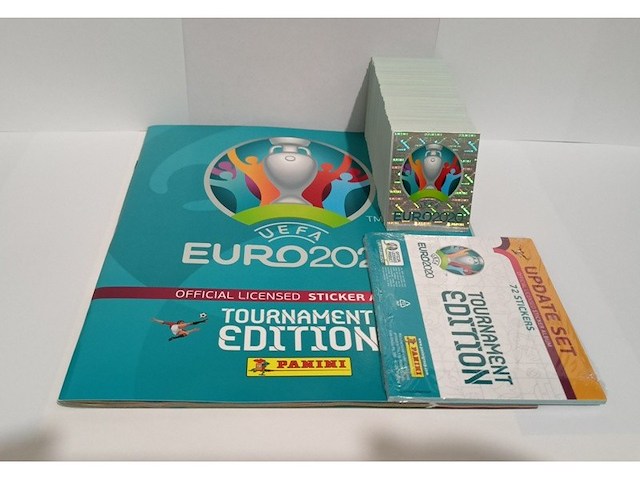 EURO 2020 TOURNAMENT kompletan set + album + UPDATE set