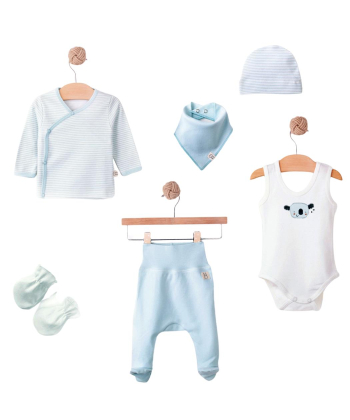 Just Kiddin baby set za bebe 6 u 1 od 3-6 meseci Spa&Chill Rozedo-17000616