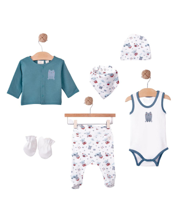 Just Kiddin baby set za bebe 6 u 1 od 0-3 meseca Spa&Chill Multicolor-17000619