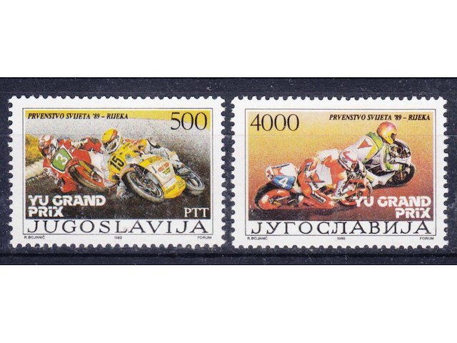 Jugoslavija 1989 Moto-Sport serija **