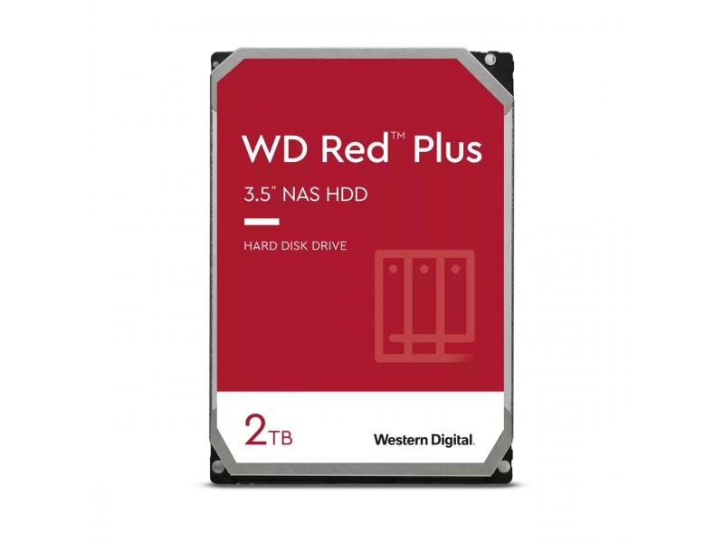 WESTERN DIGITAL 2TB 3.5” SATA (WD20EFPX) 5400RPM NAS HARD DISK