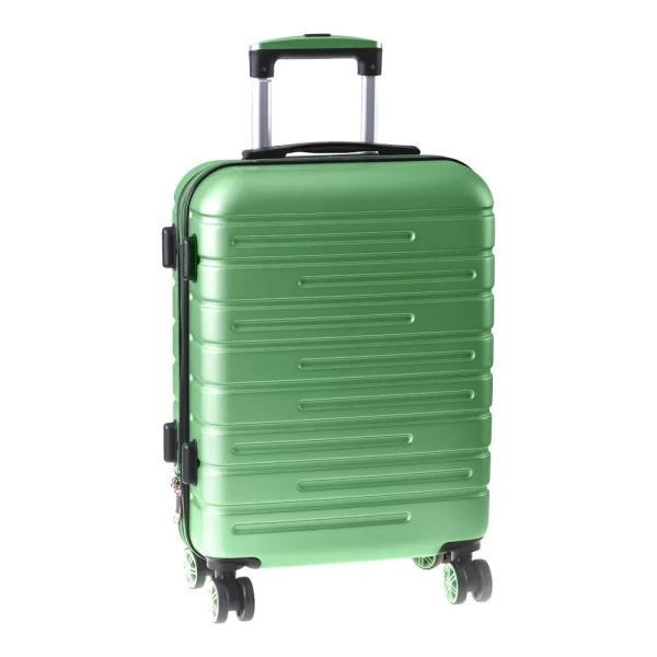 Amsterdam Lux, kofer, ručni, ABS, zelena