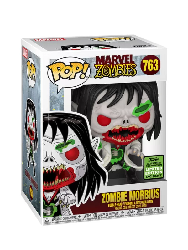 Bobble Figure Marvel – Zombies POP! – Zombie Morbius – Convention Limited Edition 9cm