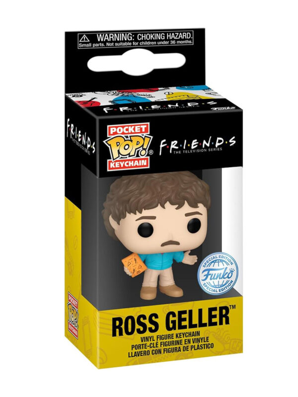 Vinyl Funko Pocket Pop Keychain – F.R.I.E.N.D.S! – Ross Geller (80’s) (Special Edition)