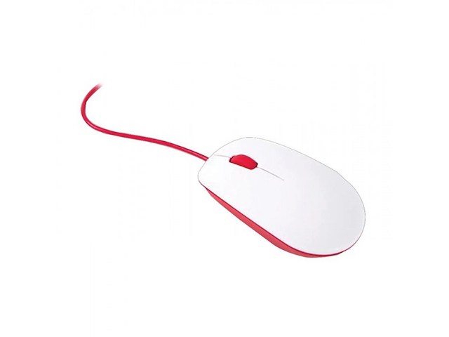 RaspberryPi miš USB belo-crveni
