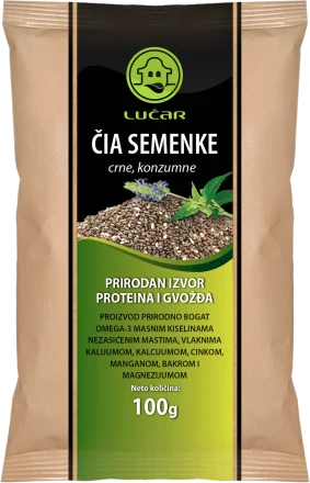 LUČAR
ČIA SEMENKE - crne, konzumne, 100 g